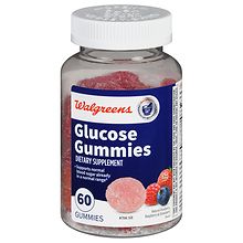 Walgreens Glucose Gummies Natural Blueberry, Raspberry & Strawberry ...