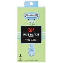 Walgreens Women's Extra-Smooth 5-Blade System with 2 Cartridges | Walgreens