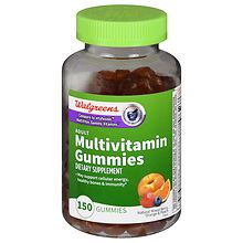 Walgreens Adult Multivitamin Gummies (75 days) Natural Mixed Berry ...