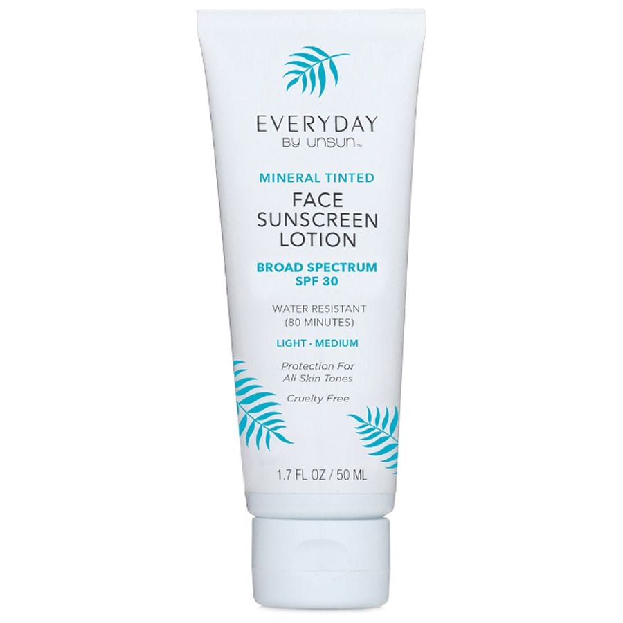 Unsun Tinted Face Sunscreen Lotion Light/Medium | Walgreens