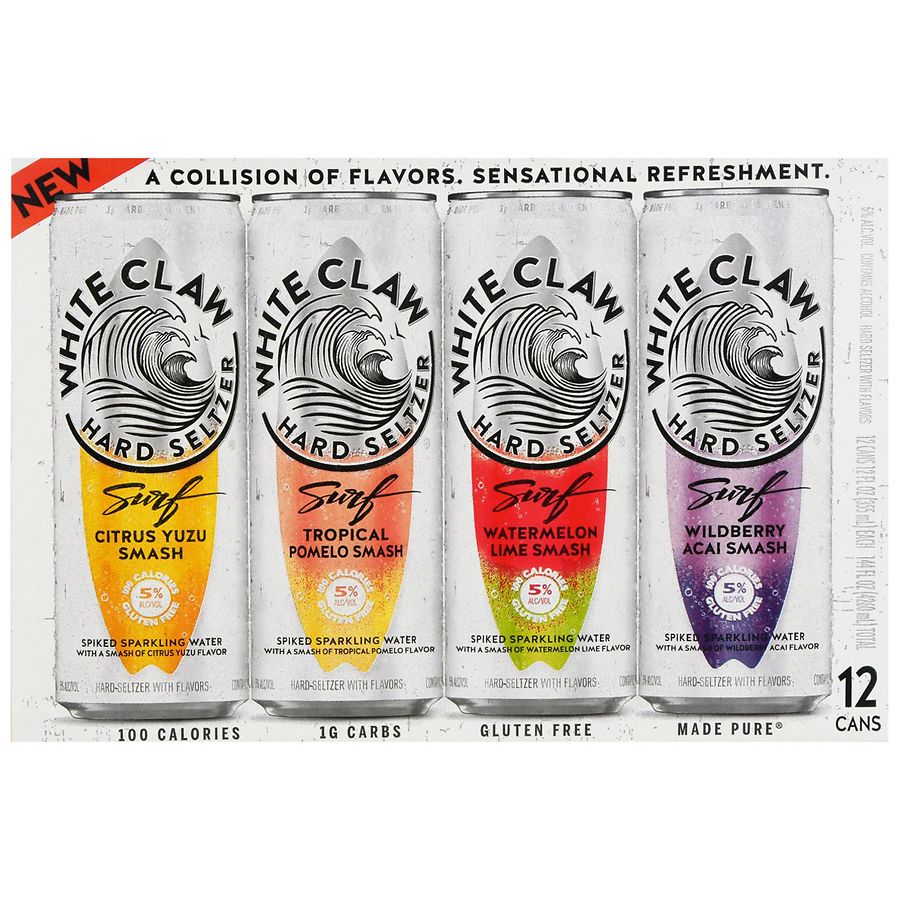 White Claw Surf Hard Seltzer Variety Pack | Walgreens