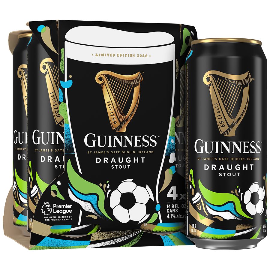 Guinness Draught Stout Beer, 4.1% ABV | Walgreens
