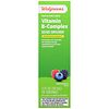 Walgreens Vitamin B-Complex Fast-Acting Liquid (59 days) Natural Berry ...