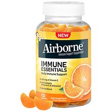 Airborne Immune Essentials Gummies Zesty Orange | Walgreens