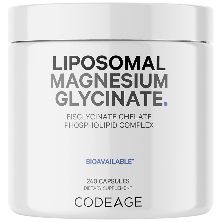 Codeage Liposomal Magnesium Glycinate Supplement, Clear | Walgreens