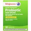 Walgreens Extra Strength Probiotic Digestive Health Capsules (30 days ...