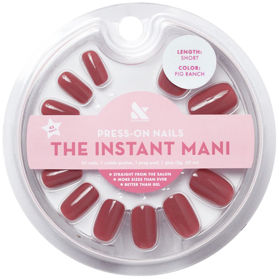 Olive & June The Instant Mani Press-On Nails Fig Ranch, Fig Ranch ...