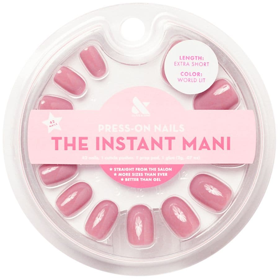 Olive & June The Instant Mani Press-On Nails World Lit, World Lit ...