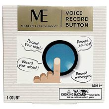 Modern Expressions Voice Record Button | Walgreens