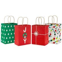 Hallmark Small Gift Bags (Assorted Festive Holiday Designs) | Walgreens