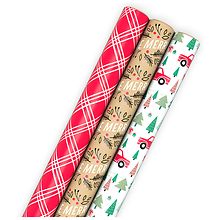 Hallmark Wrapping Paper Assortment (Homespun Christmas) | Walgreens