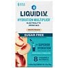 Liquid I.V. Sugar Free Electrolyte Drink Mix White Peach, 6ct | Walgreens