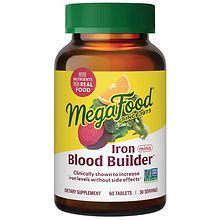 MegaFood Blood Builder Iron Supplement Minis | Walgreens