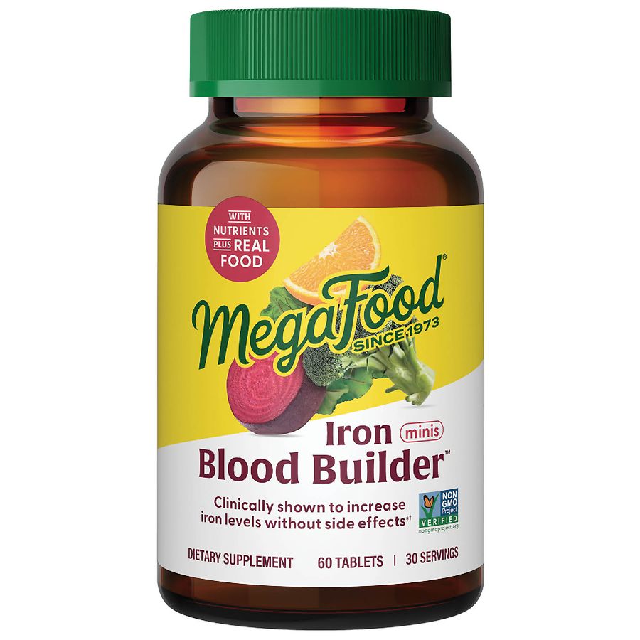 MegaFood Blood Builder Iron Supplement Minis | Walgreens