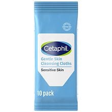 Cetaphil Gentle Skin Cleansing Cloths, Travel Size Fragrance Free ...