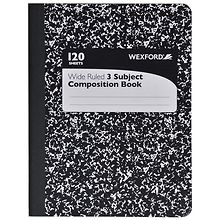 Wexford Wide Ruled 3 Subject Composition Book | Walgreens