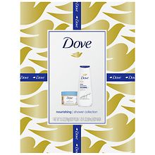 Dove Nourishing Shower Collection Gift Set Deep Moisture Body Wash ...