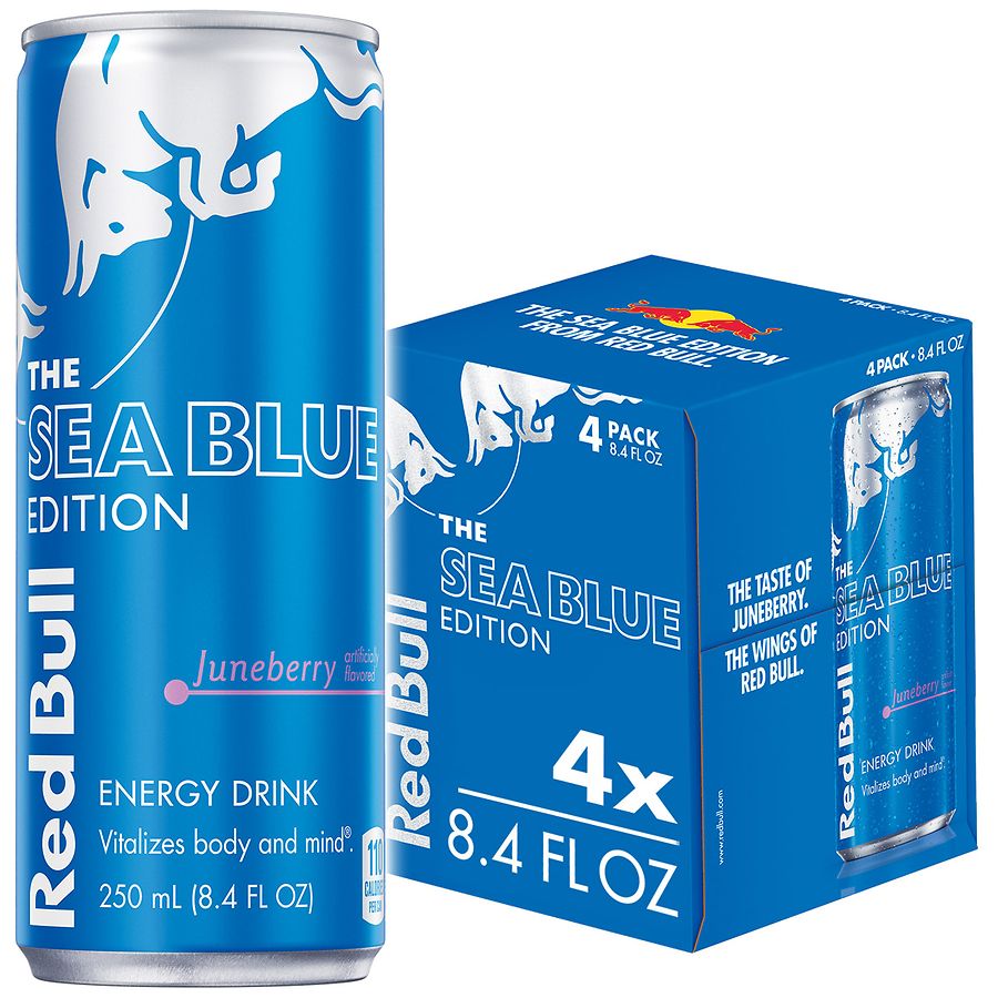 Red Bull Sea Blue Edition Energy Drink Juneberry | Walgreens