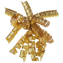 Hallmark Gift Bow, Curly Ribbon Gold | Walgreens