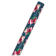 Hallmark Wrapping Paper (Santa on Dark Blue) | Walgreens