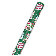 Hallmark Wrapping Paper (Star Wars: The Mandalorian Grogu on Green ...