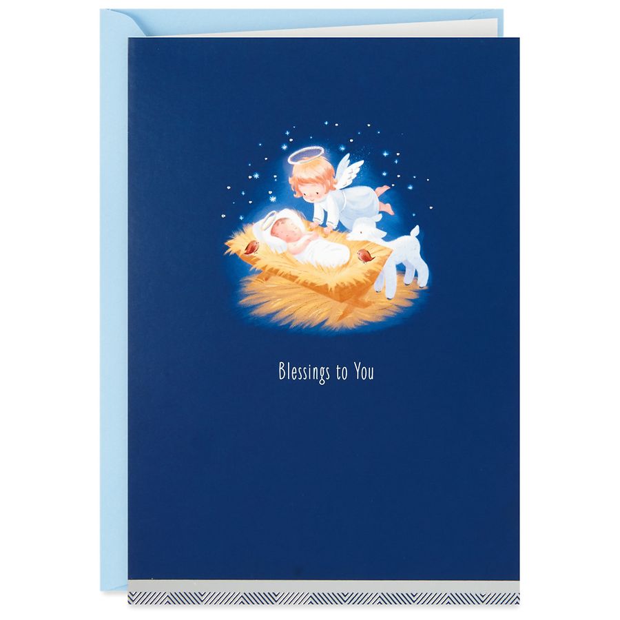 Hallmark Boxed Christmas Cards (Little Angel and Baby Jesus), B39 ...