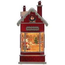 Festive Voice Santa's Workshop Waterglobe | Walgreens