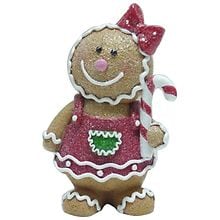 Festive Voice Gingerbread Figure Girl | Walgreens