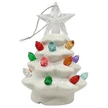 Festive Voice Mini Light Ceramic Tree Ornament | Walgreens