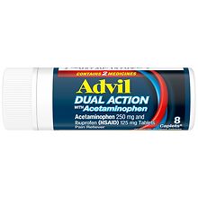 Advil Dual Action Coated Caplets | Walgreens
