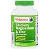 Walgreens Calcium 333 mg Magnesium & Zinc Tablets (250 days) | Walgreens