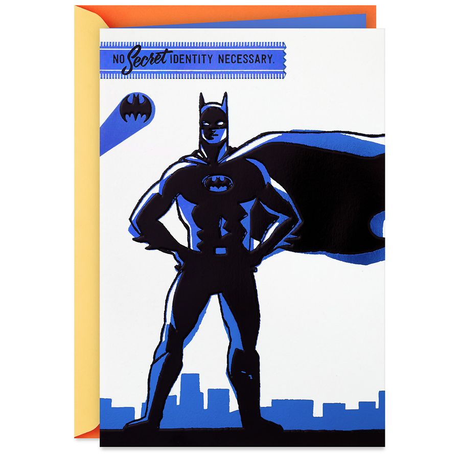 Hallmark DC Comics Batman Birthday Card (It's No Secret You're Amazing ...
