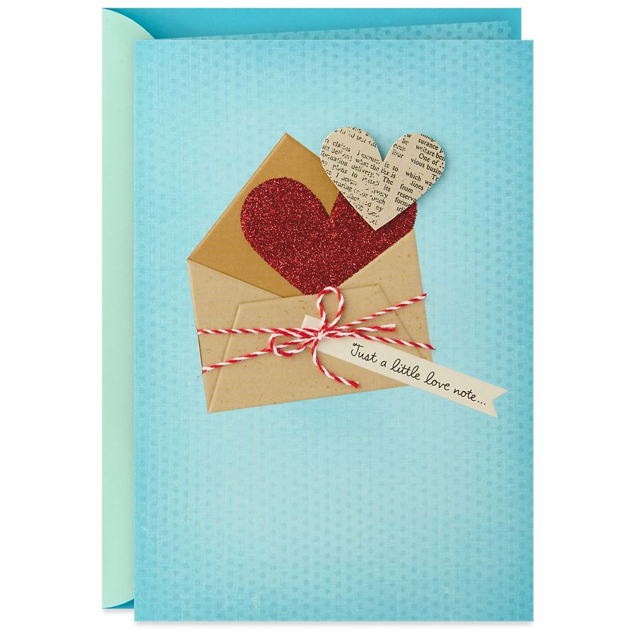 Hallmark Love Card (Two Hearts Little Love Note) E39 | Walgreens