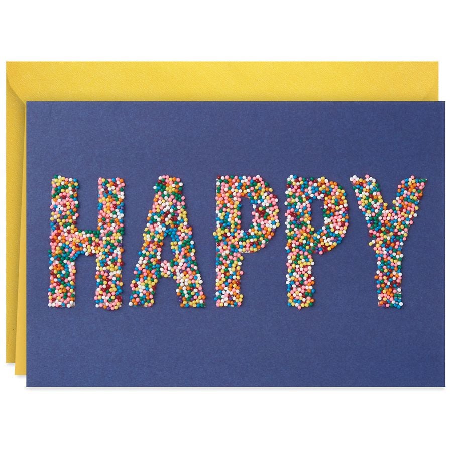 Hallmark Birthday Card (Happy Birthday With Sprinkles on Top) E09 ...