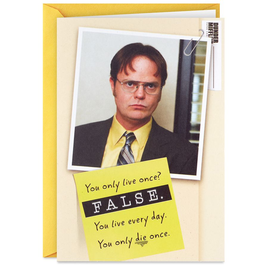 Hallmark Funny Birthday Card (The Office Dwight Schrute) E14 | Walgreens