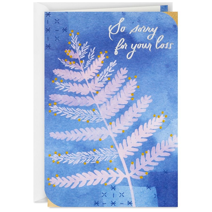 Sorry For Your Loss Gifts Hallmark Sympathy Card (Soul-Soothing ...