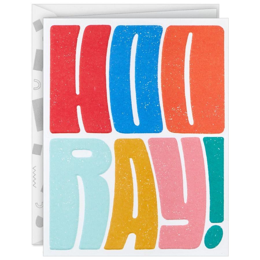 Hallmark Congratulations Card (Colorful Hooray) E102 | Walgreens