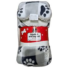 PetShoppe Blanket and Toy Set for Dogs Grey | Walgreens