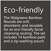 Walgreens Reusable Eco-Friendly Bamboo Rounds | Walgreens