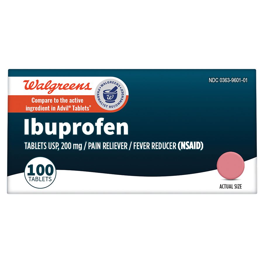 Walgreens Ibuprofen Tablets USP, 200 mg | Walgreens
