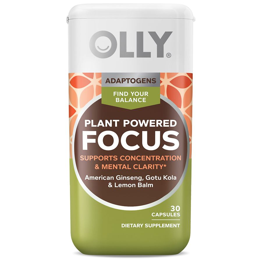 OLLY Plant Powered Focus Adaptogens | Walgreens