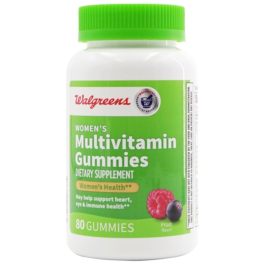 Walgreens Women's Multivitamin Gummies (40 days) Fruit | Walgreens