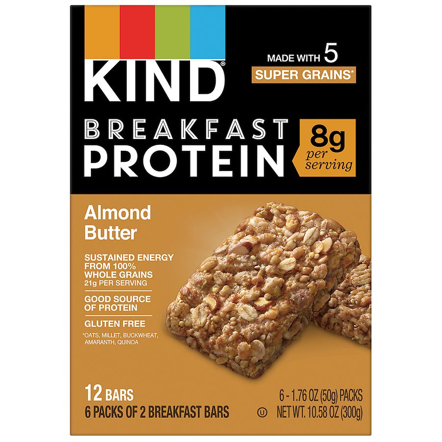 KIND Breakfast Bars Almond Butter | Walgreens