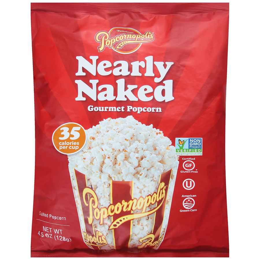 Popcornopolis Nearly Naked Gourmet Popcorn Salted | Walgreens