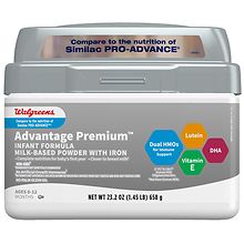 Walgreens Advantage Premium Baby Formula Powder with Iron 23.2 oz ...