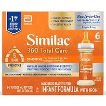 Similac 360 Total Care Sensitive Ready-to-Feed Infant Formula | Walgreens