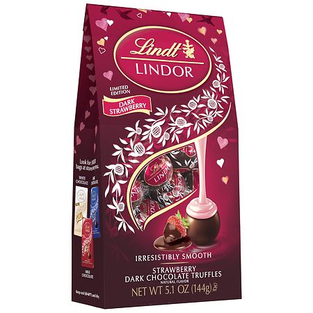 Lindor Truffles Dark Strawberry | Walgreens