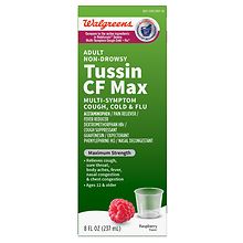 Walgreens Tussin CF Max Raspberry | Walgreens