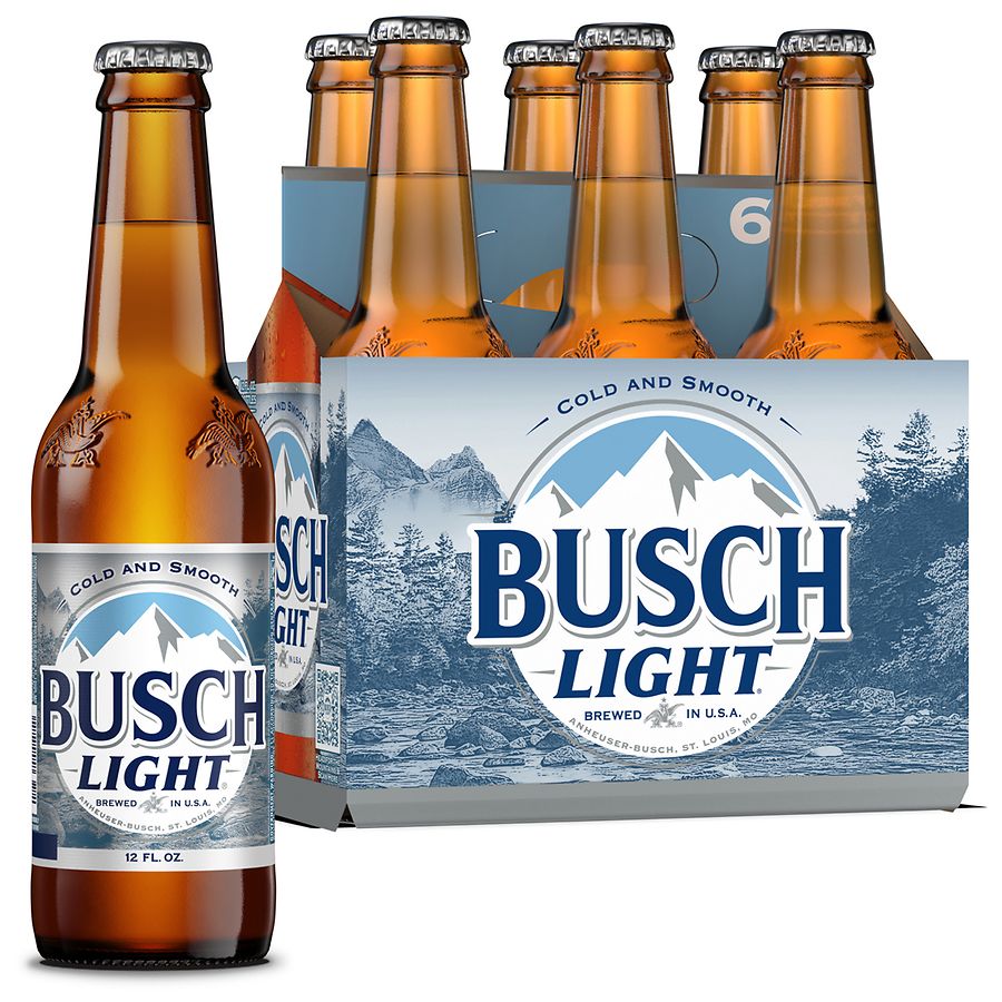 Busch Light American Light Lager Beer Bottles | Walgreens