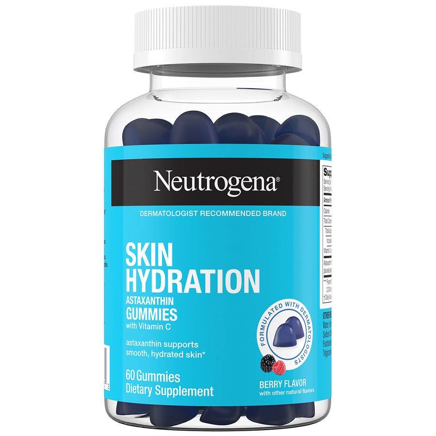 Neutrogena Skin Hydration Astaxanthin Gummies Berry | Walgreens
